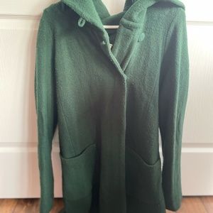 Moth | Jackets & Coats | Anthropologie Boiled Wool Sweater Coat | Poshmark